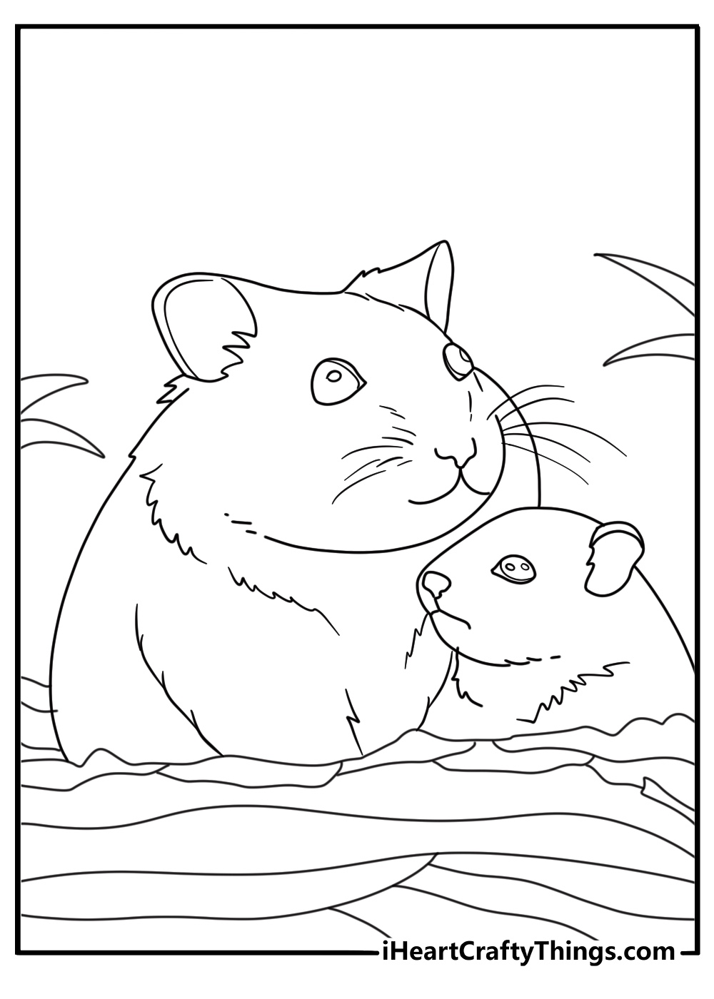 41 Free Hamster Coloring Pages (Easy Printable PDF Sheets)