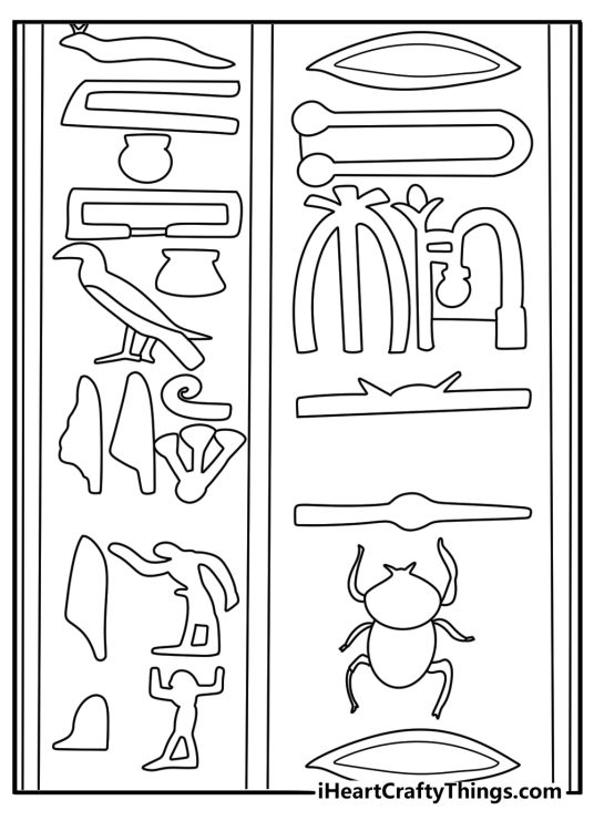 Ancient Egypt Coloring Pages (30+ Free PDF Printables)