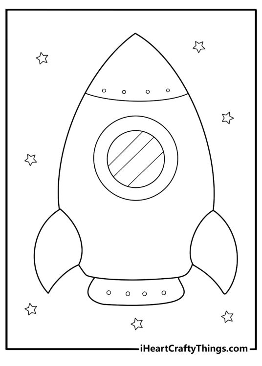 24+ Rocket Coloring Pages (100% Free Printables)