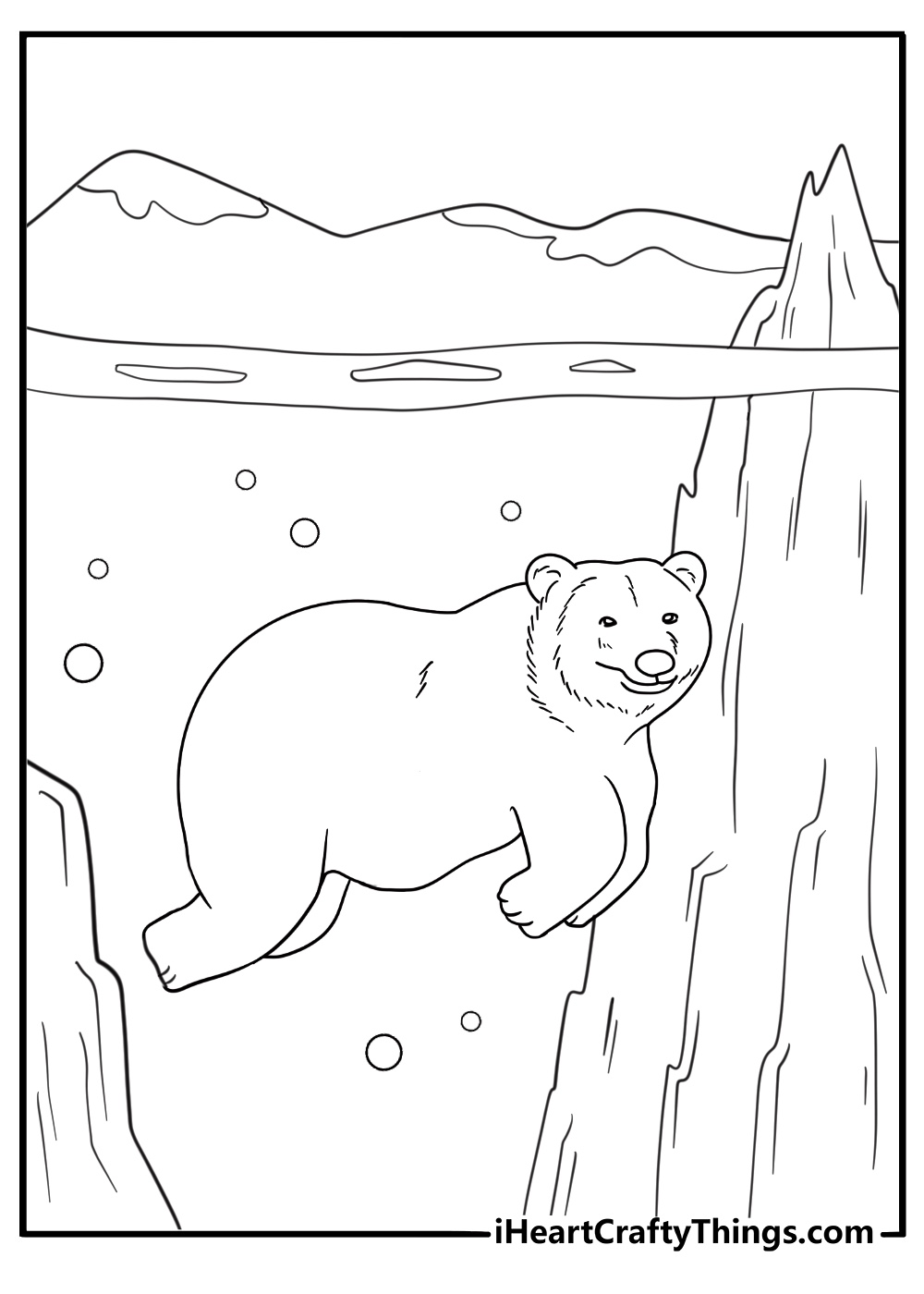 30+ Polar Bear Coloring Pages (100% Free Printables)