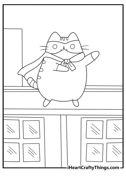 50+ Pusheen Coloring Pages (Free Printable PDF Sheets)