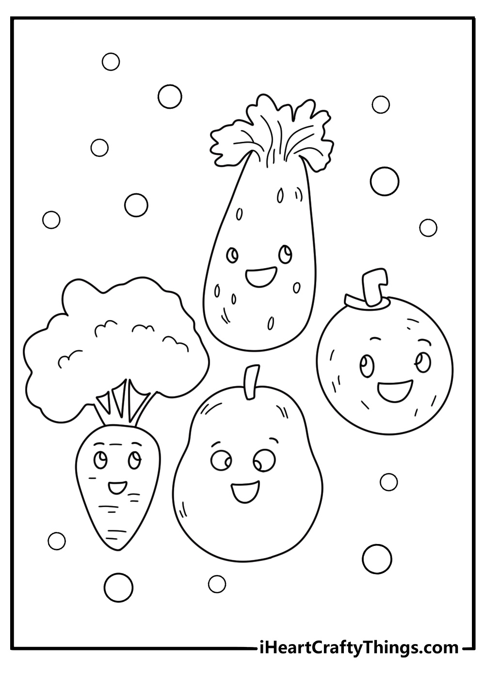 Free Vegetables Coloring Pages (40+ Printables For Kids)