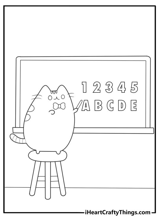 50+ Pusheen Coloring Pages (Free Printable PDF Sheets)