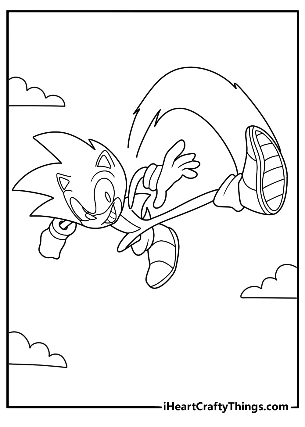 Sonic The Hedgehog Coloring Pages (50 Free PDF Printables)