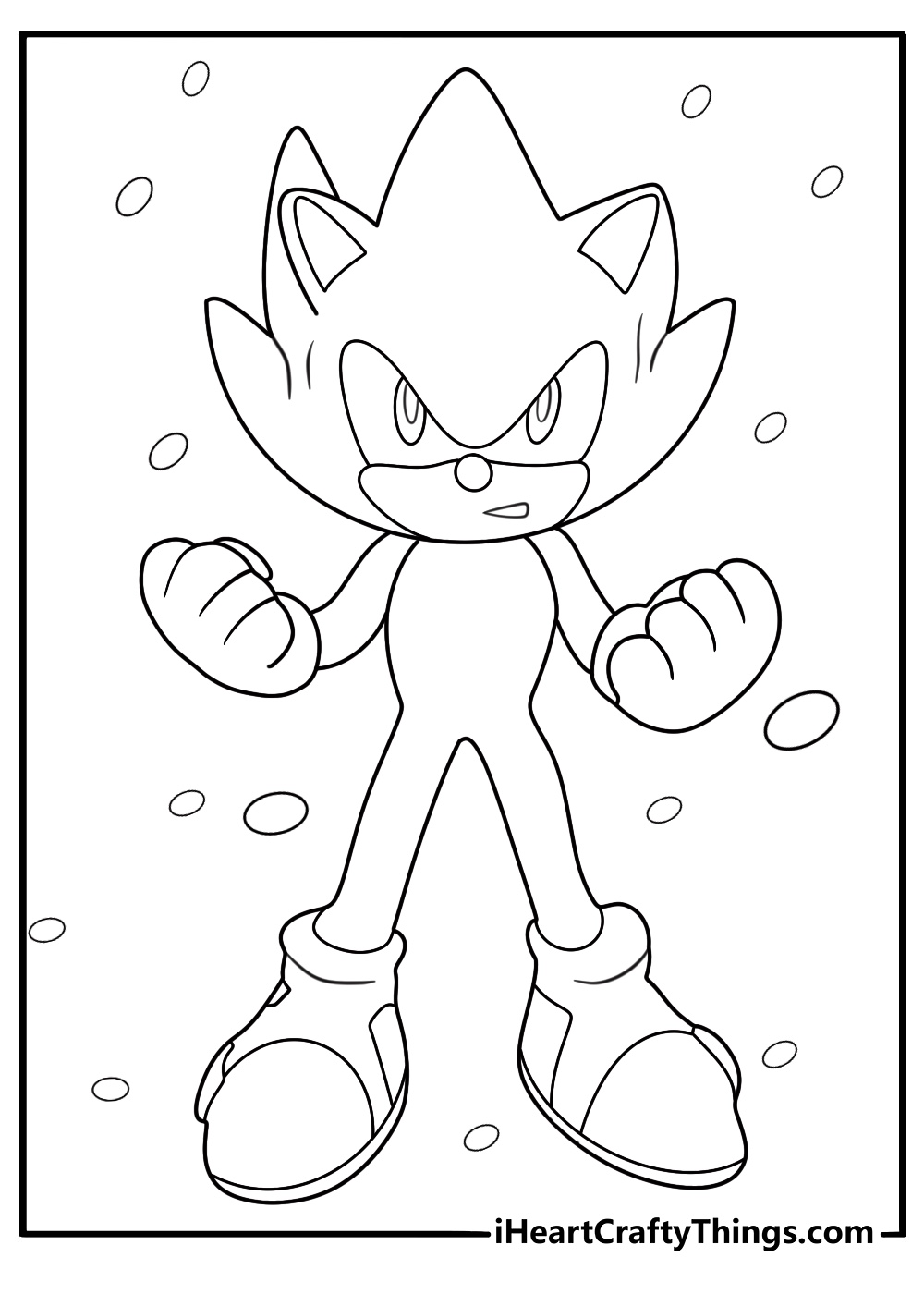 Sonic The Hedgehog Coloring Pages (50 Free PDF Printables)