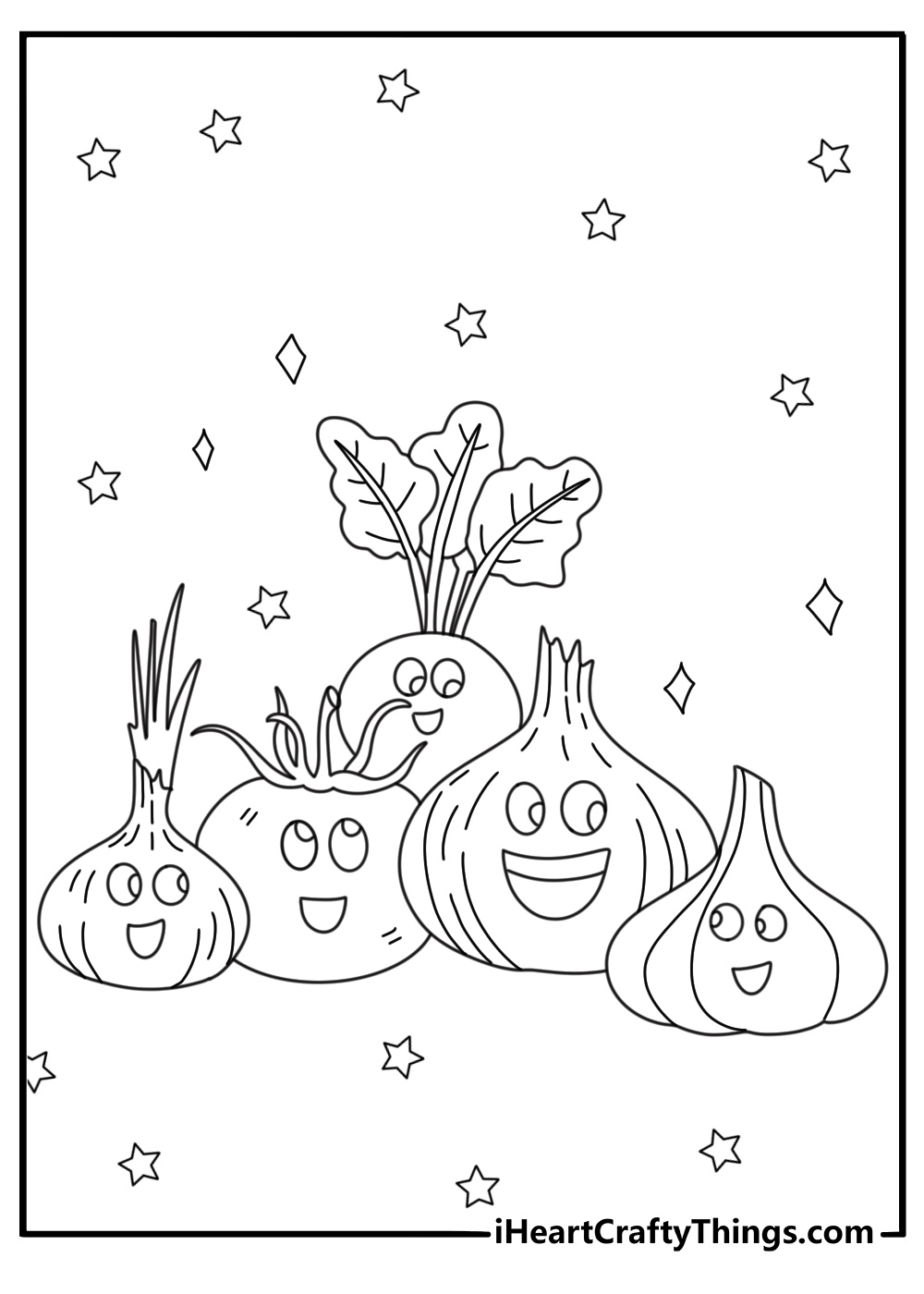 Free Vegetables Coloring Pages (40+ Printables For Kids)