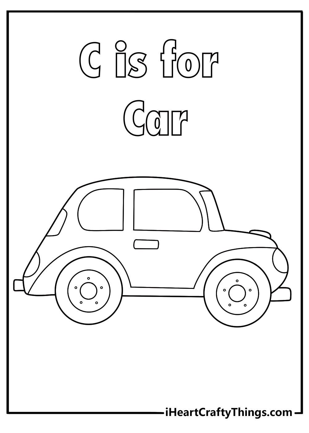 30+ Letter C Coloring Pages (100% Free Printables)