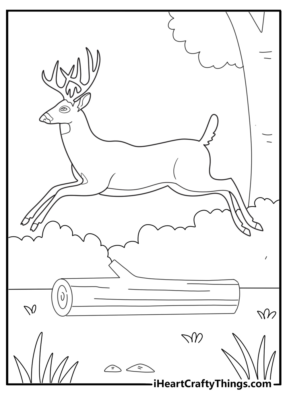 Deer Coloring Pages: 30 Free Printable Sheets For Kids