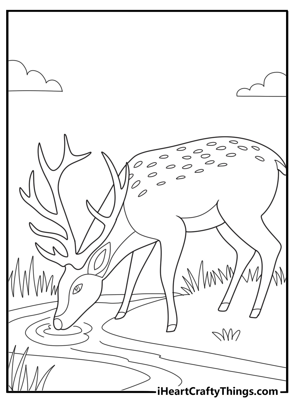 Deer Coloring Pages: 30 Free Printable Sheets For Kids