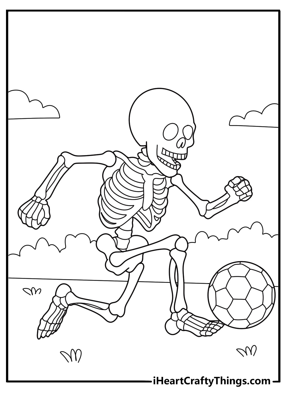 Skeleton Coloring Pages: 32 Free PDF Printables For Kids