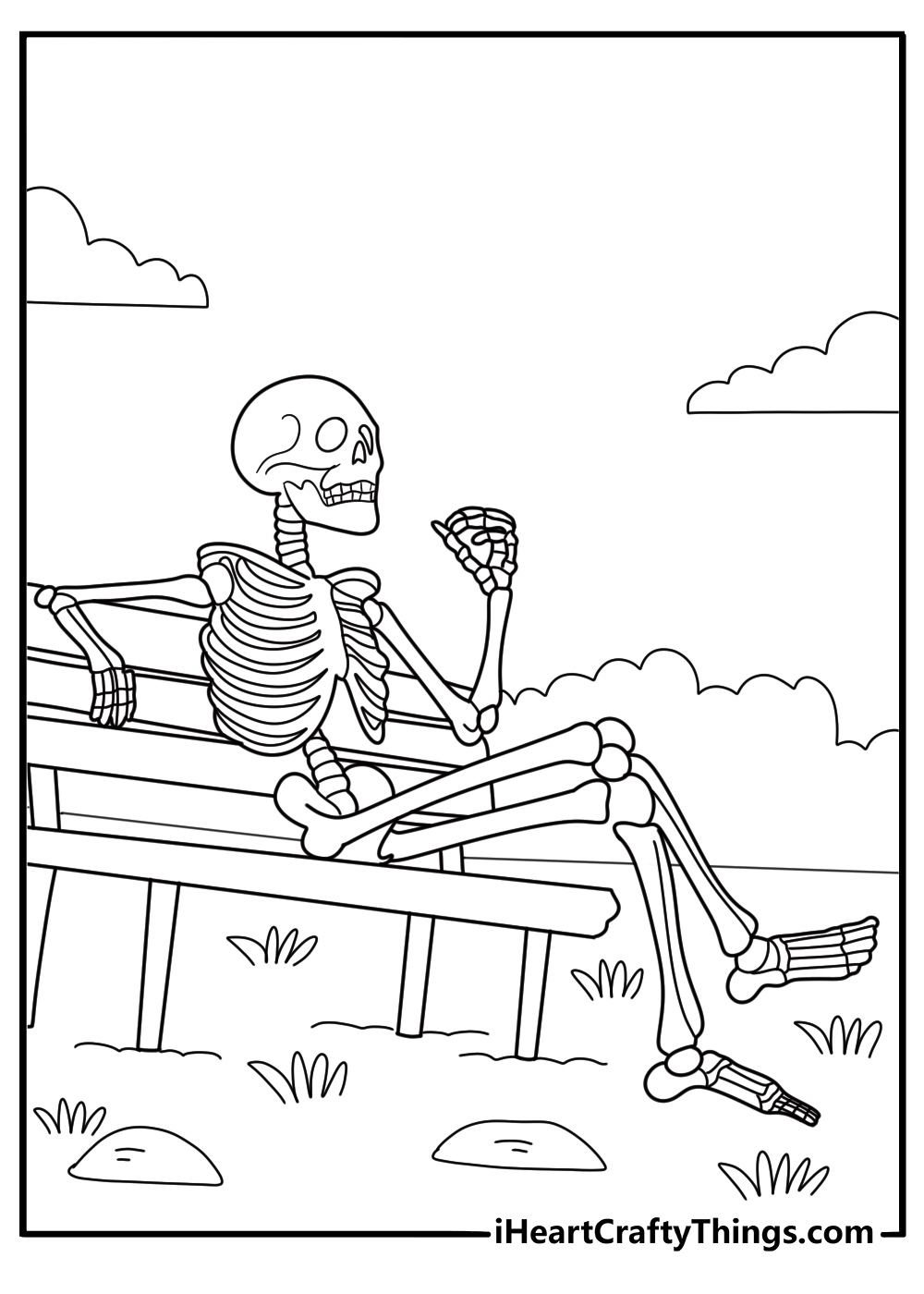 Skeleton Coloring Pages: 32 Free PDF Printables For Kids
