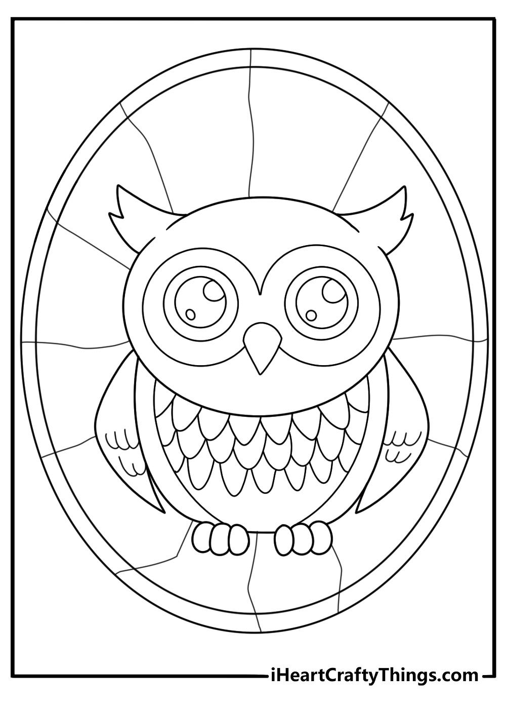 Stained Glass Pages: 50 Free PDF Printables For Kids