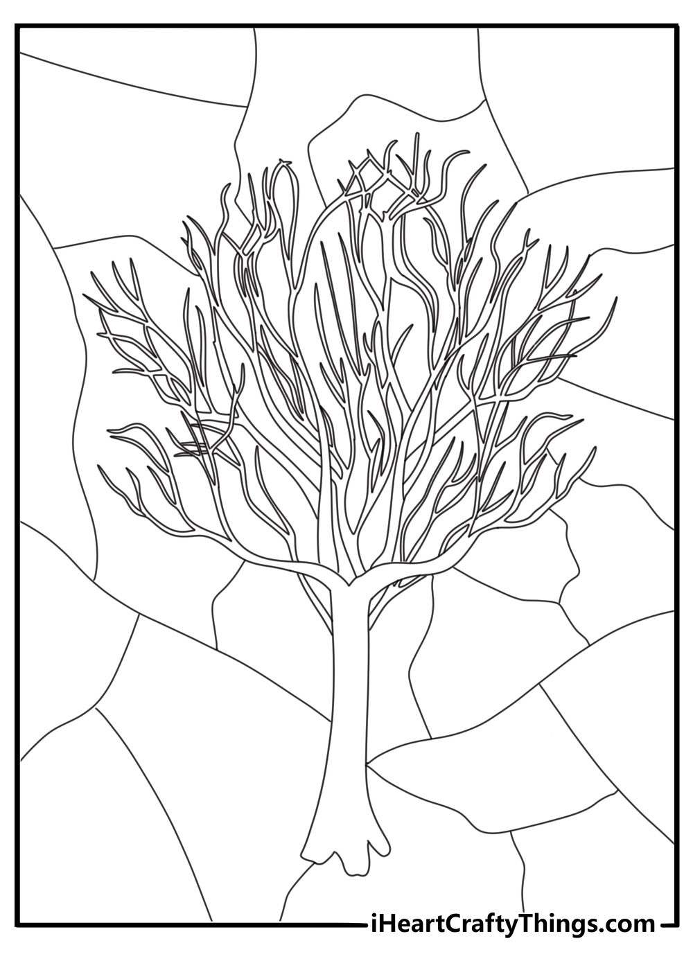 Stained Glass Pages: 50 Free PDF Printables For Kids