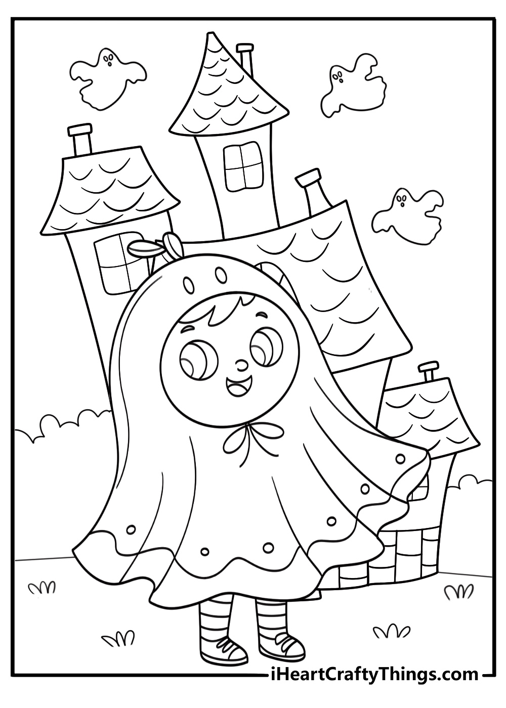 46 Trick Or Treat Coloring Pages (100% Free Printables)