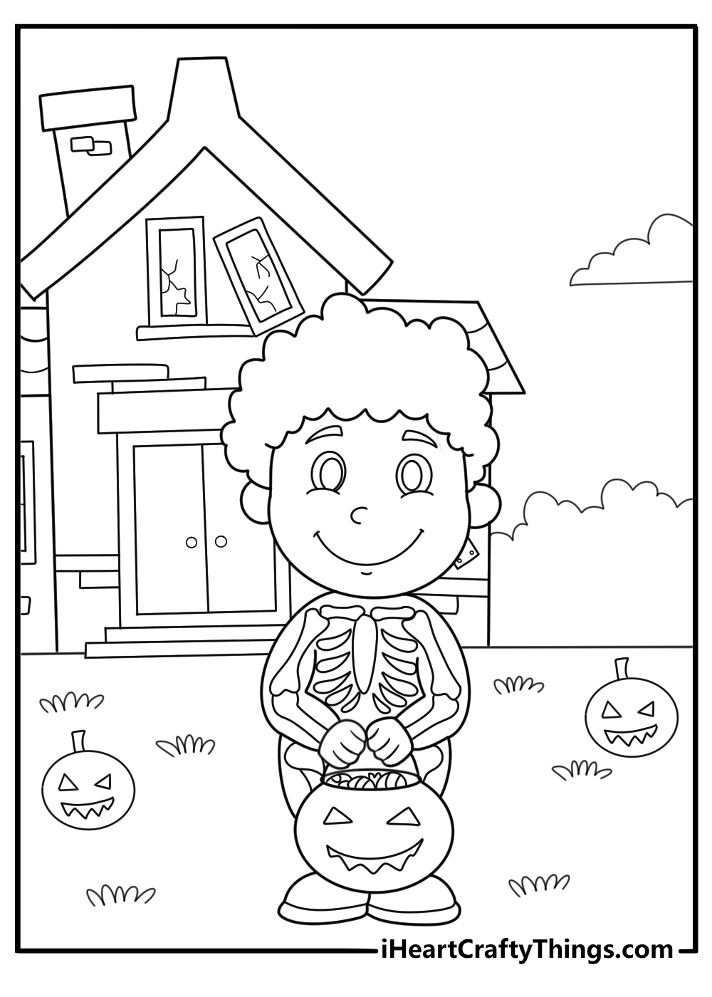 46 Trick Or Treat Coloring Pages (100% Free Printables)