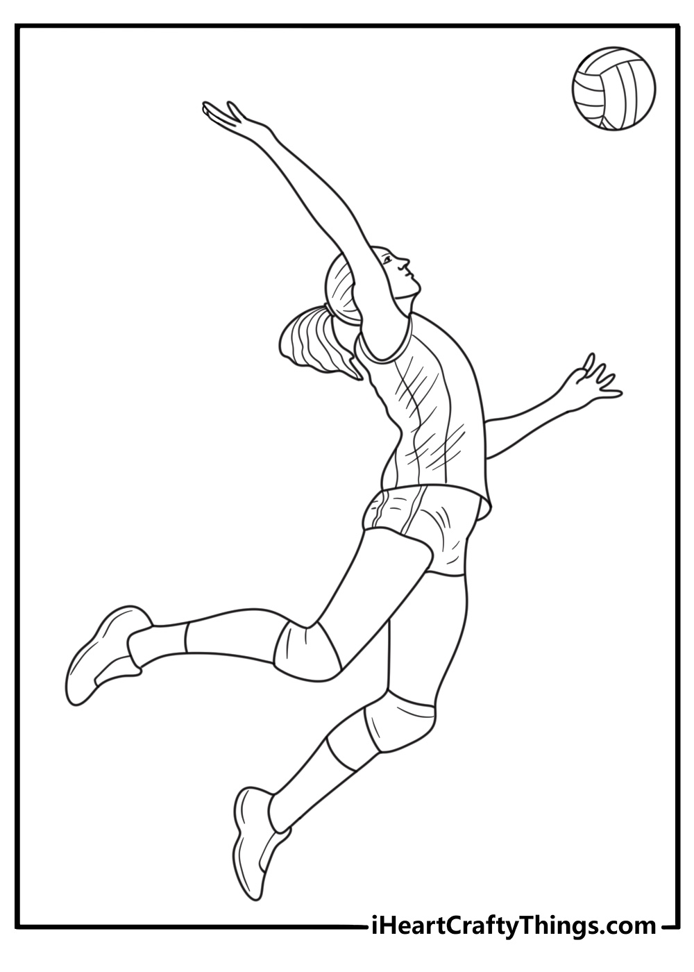 22+ Volleyball Coloring Pages (100% Free Printables)
