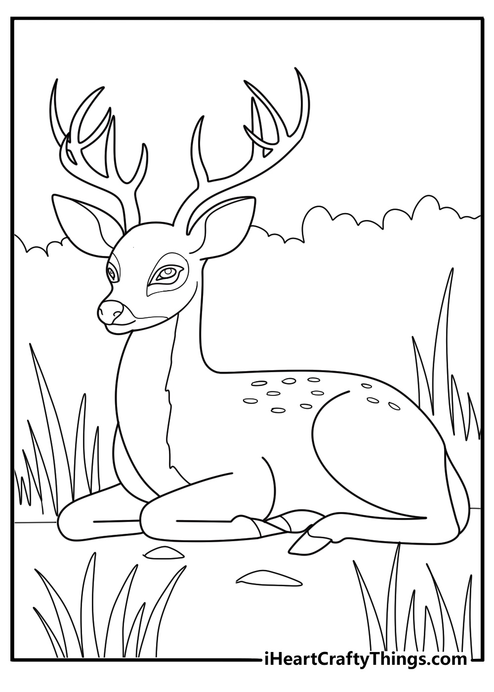 Deer Coloring Pages: 30 Free Printable Sheets For Kids