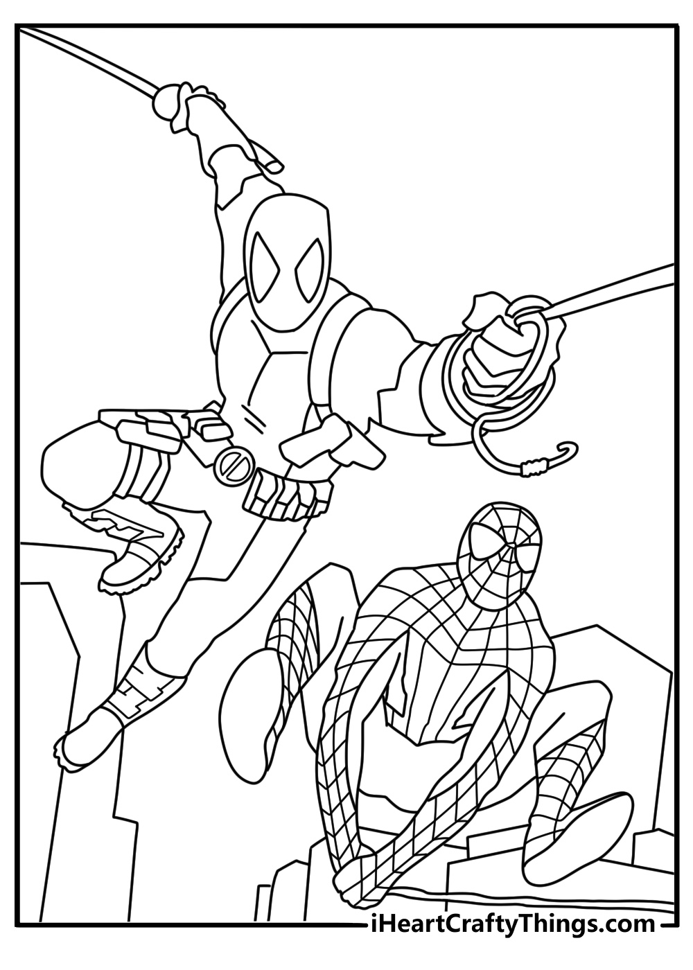 30 Free Deadpool Coloring Pages (Easy Printable PDF Sheets)