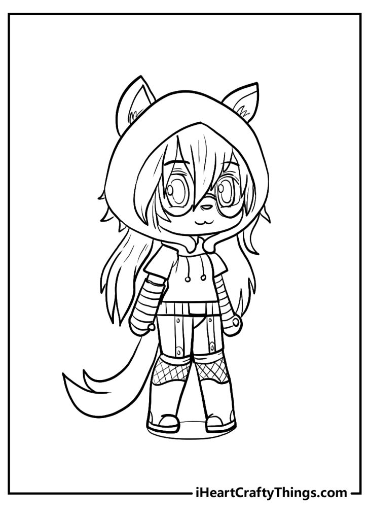 25 Gacha Life Coloring Pages (Free Printable PDF For Kids)