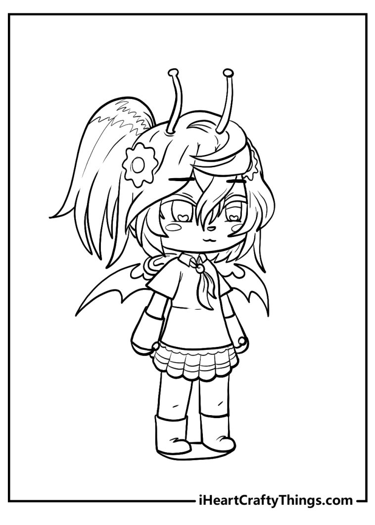 25 Gacha Life Coloring Pages (Free Printable PDF For Kids)