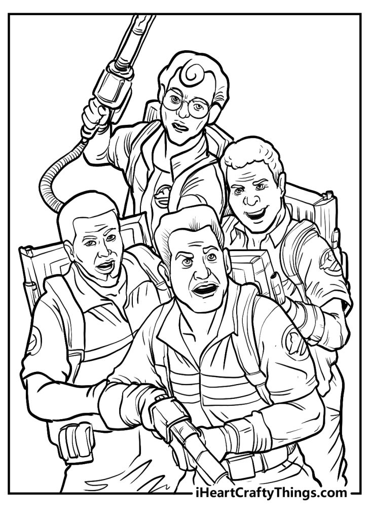 30 Printable Ghostbusters Coloring Pages For Free