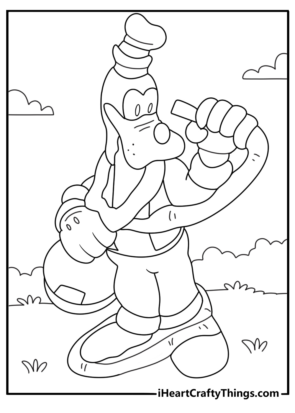 30 Goofy Coloring Pages For Kids (100% Free PDF Printables)