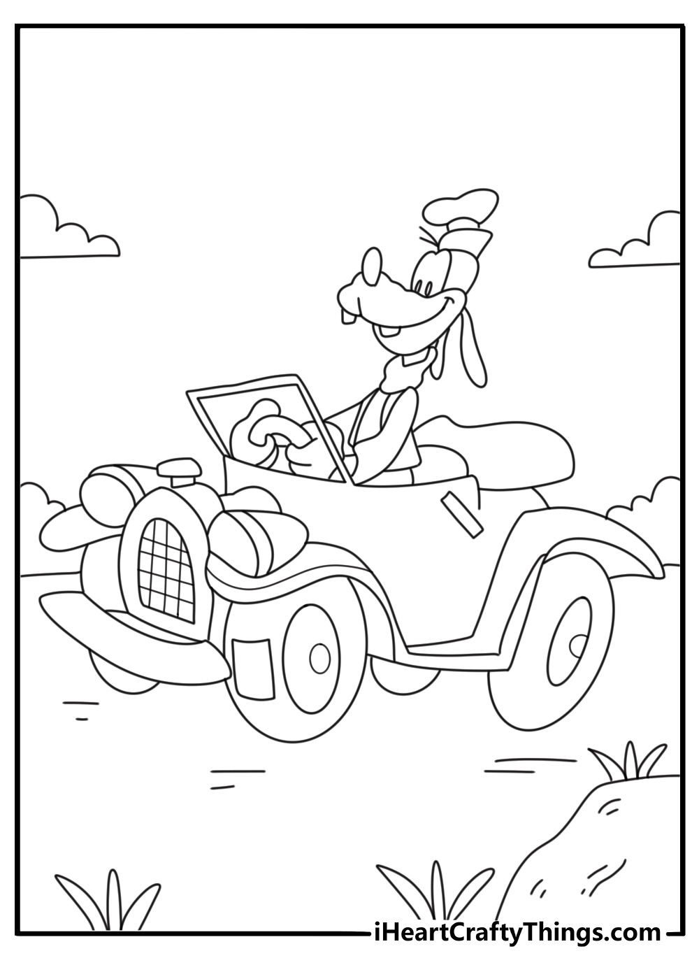 30 Goofy Coloring Pages For Kids (100% Free PDF Printables)