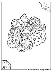 15 Cookies Coloring Pages: 100% Free PDF To Download & Print