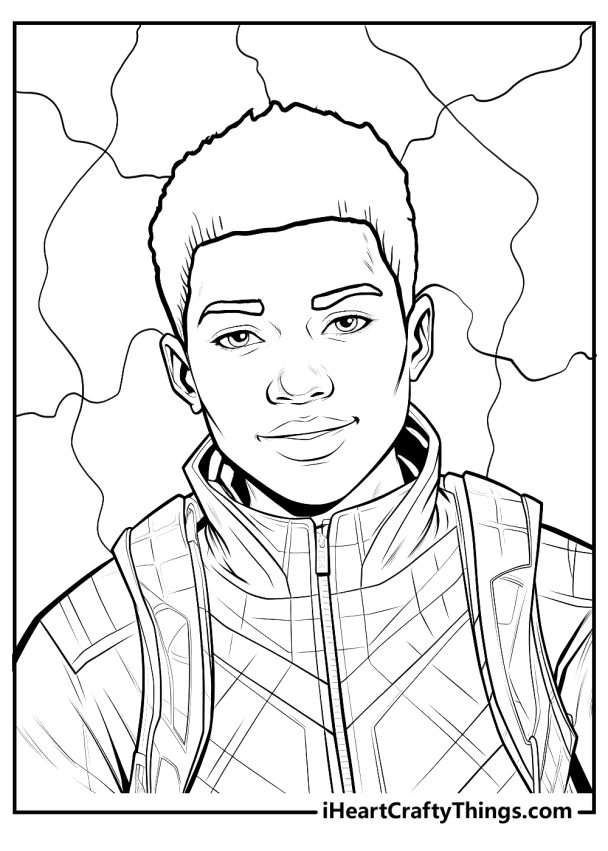 15 Miles Morales Coloring Pages Free Printable PDFs