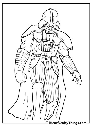 15 Darth Vader Coloring Pages (Easy Free To Print PDF)