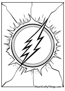 15 Flash Coloring Pages (Easy Free Printables)