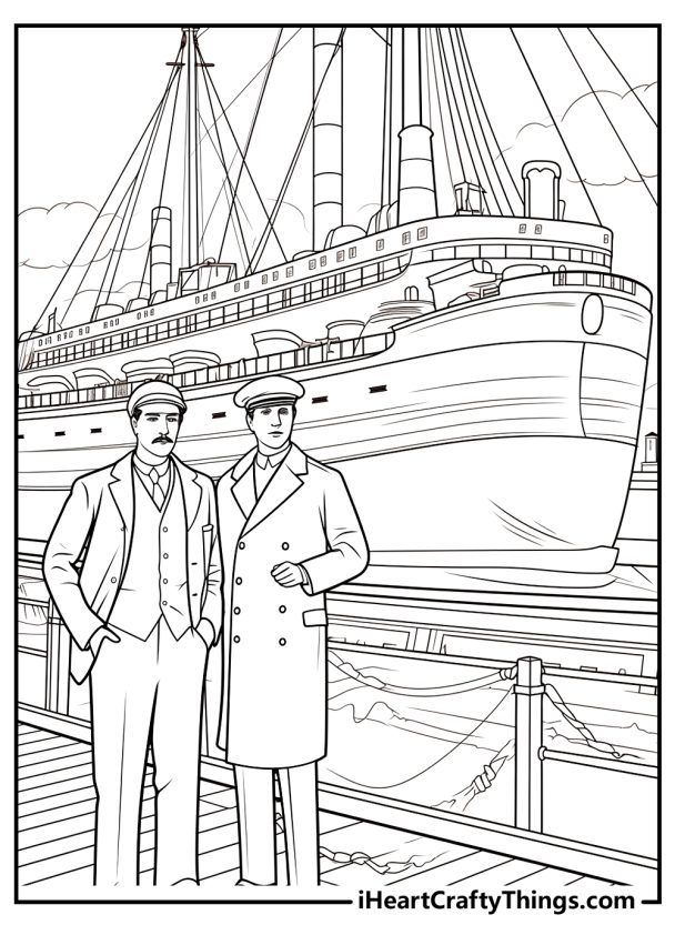 15 Titanic Coloring Pages (100% Free To Download And Print)