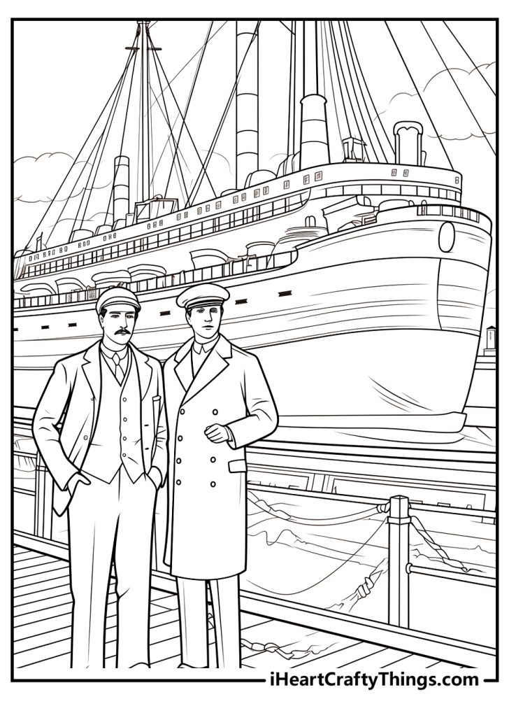 15 Titanic Coloring Pages (100% Free To Download And Print)