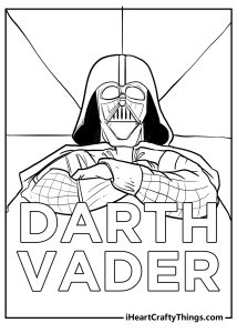 15 Darth Vader Coloring Pages (Easy Free To Print PDF)