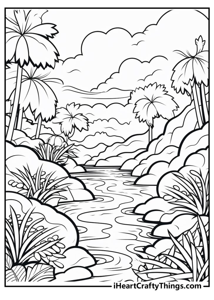 15 Jungle Coloring Pages (100% Free Printables)