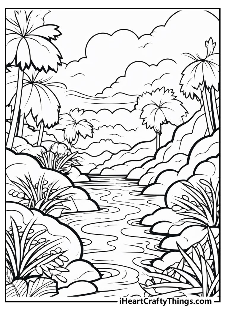 15 Jungle Coloring Pages (100% Free Printables)
