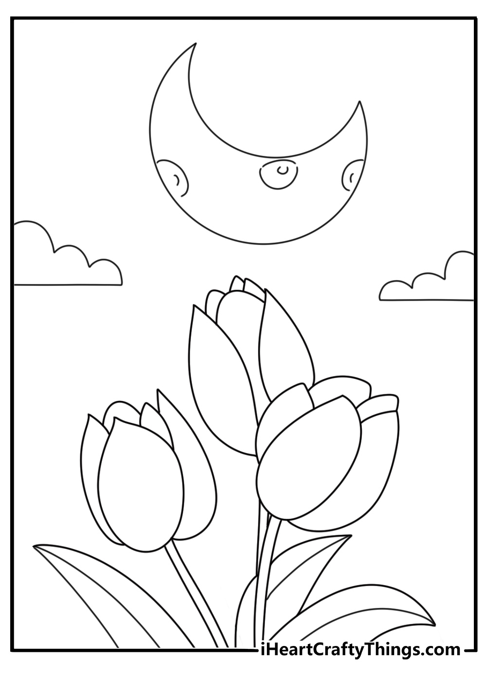 40 Tulip Coloring Pages: 100% Free To Download Printables