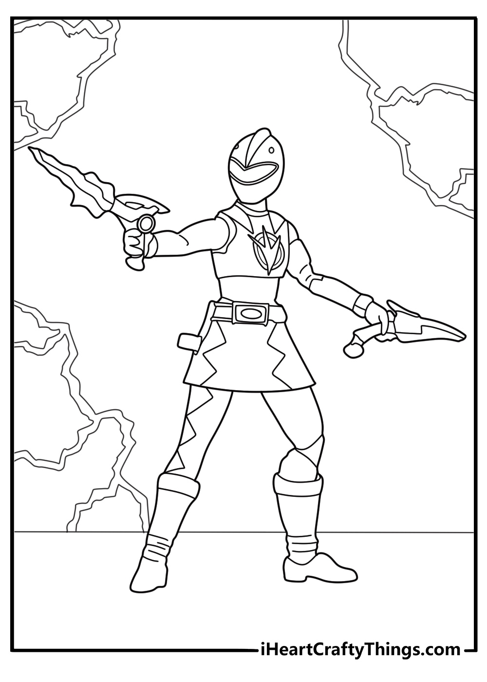 Power Rangers Coloring Pages (24 Free Printables)