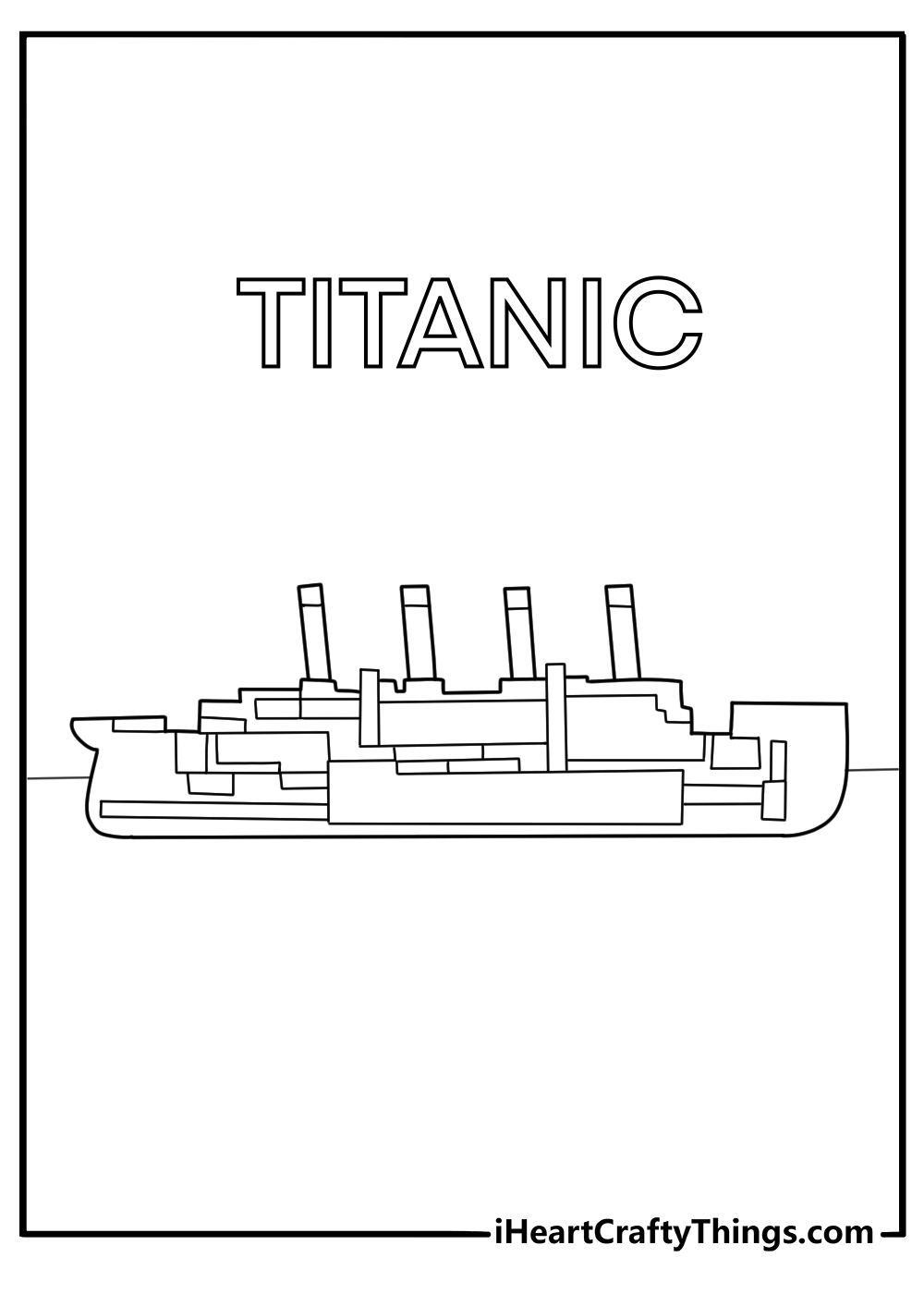 30+ Titanic Coloring Pages (100% Free To Download And Print)