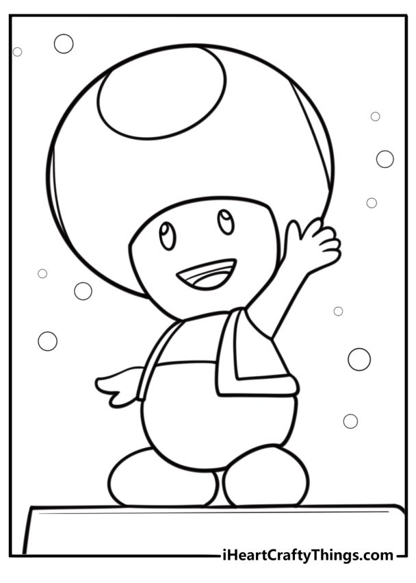 15 Toad Coloring Pages (100% Free Printables)