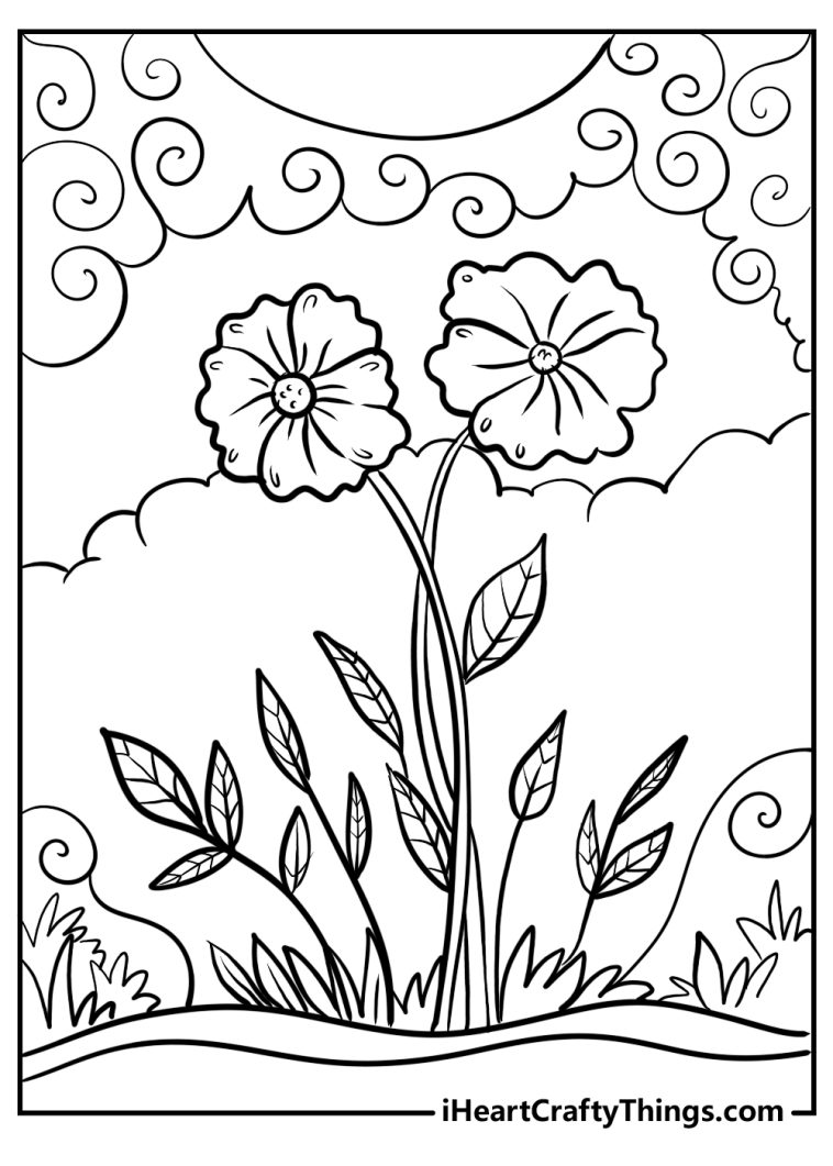 31 Printable April Coloring Pages For Free