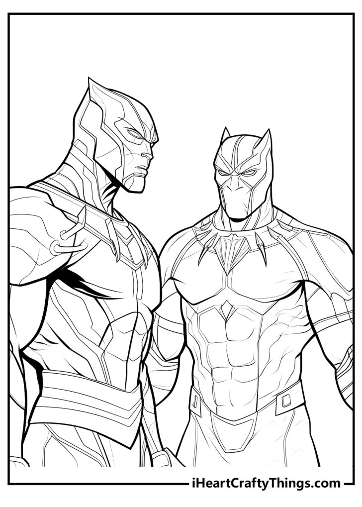 15 Black Panther Coloring Pages (Printable Easy Free PDFs)