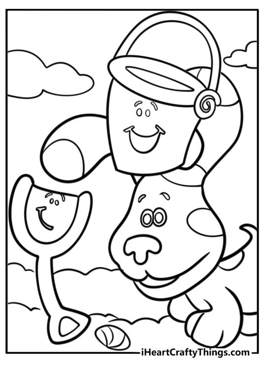 50 Free Blue's Clues Coloring Pages (Printable PDF Sheets)