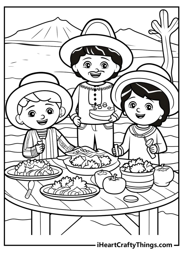 15 Cinco De Mayo Coloring Pages (100% Free Printable PDFs)