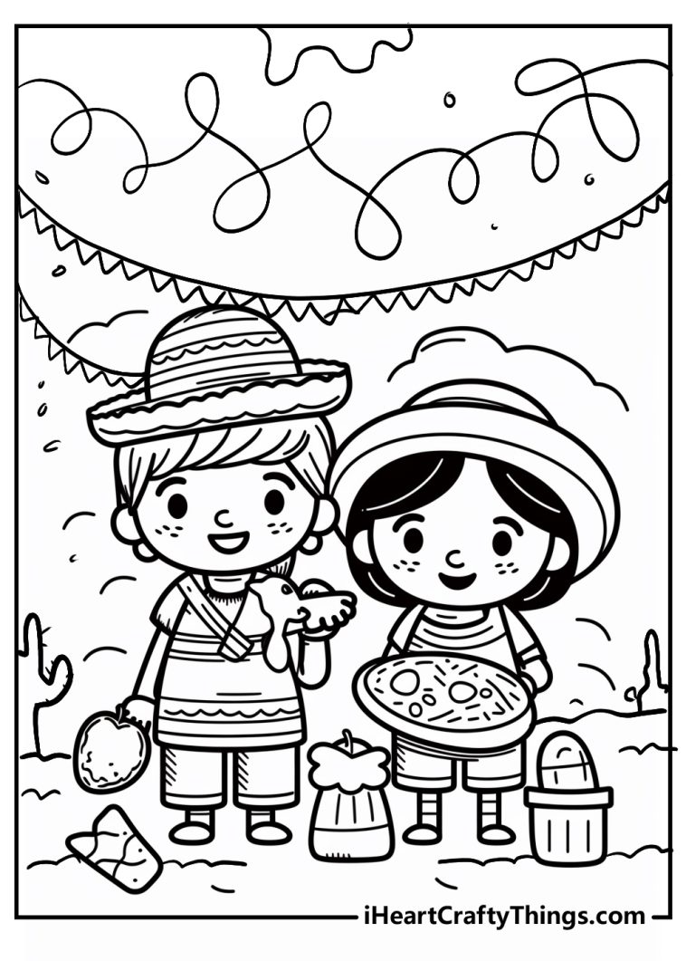 15 Cinco De Mayo Coloring Pages (100% Free Printable PDFs)