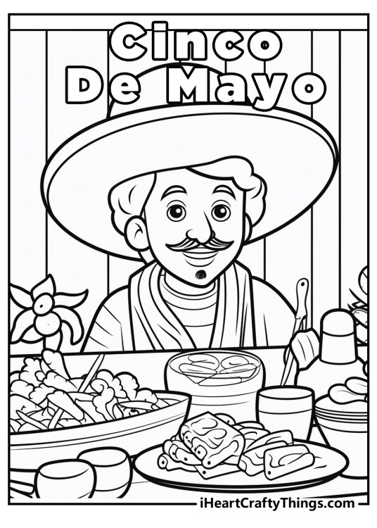 15 Cinco De Mayo Coloring Pages (100% Free Printable PDFs)