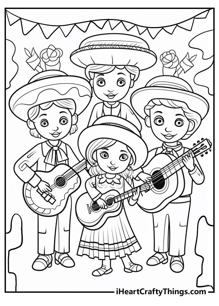 15 Cinco De Mayo Coloring Pages (100% Free Printable PDFs)