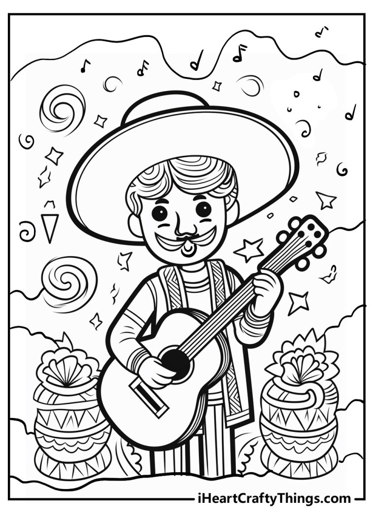 15 Cinco De Mayo Coloring Pages (100% Free Printable PDFs)