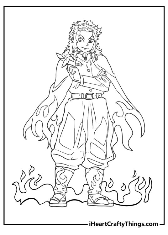 15 Demon Slayer Coloring Pages (Free Printable PDFs)