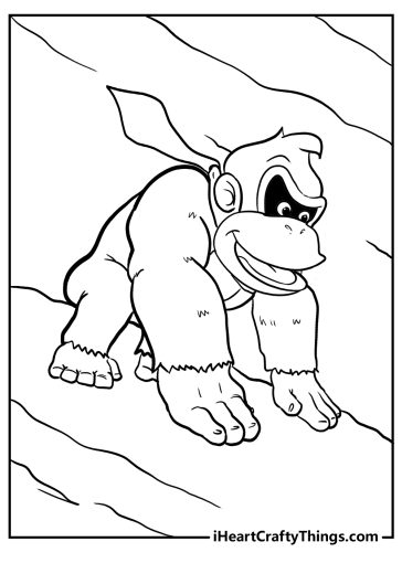Donkey Kong Coloring Pages: 15 Printable PDFs For Free